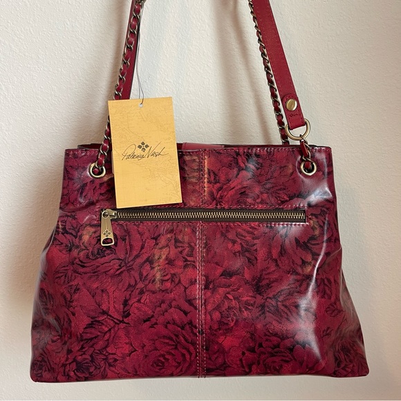 Patricia Nash | Bags | Patricia Nash Adele Chain Satchel Etched Roses ...